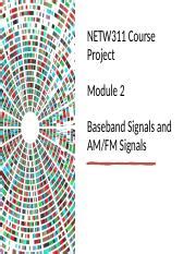 NETW310 Module 2 PPT V2 Week 2 Project Pptx NETW311 Course Project