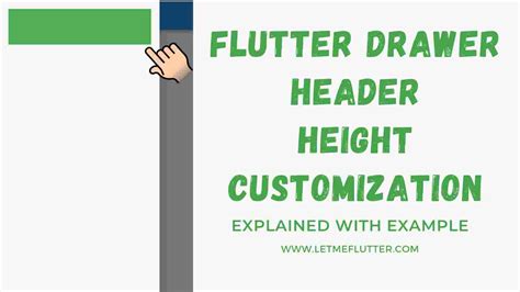 Beautiful Flutter Drawer Widget Customization Explained With Example Let Me Flutter