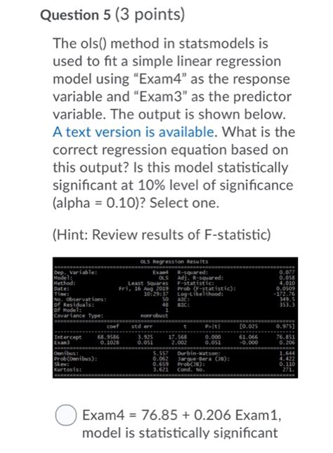 Solved Question 1 3 Points Following Python Methods Used Perform