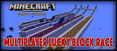 Download Map Multiplayer Lucky Block Race Mod Map For Minecraft 121