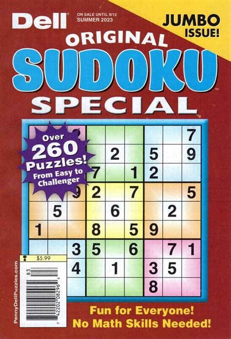Dell Original Sudoku Special Puzzle Books Dell Sudoku Puzzle Books