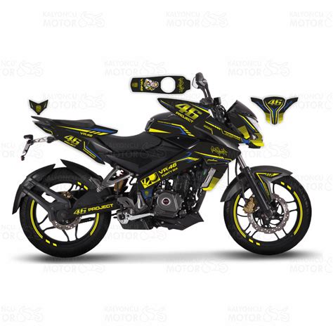 Bajaj Pulsar 200 Ns 46 Project Carbon Desing Sticker Set Kalyoncu Motor