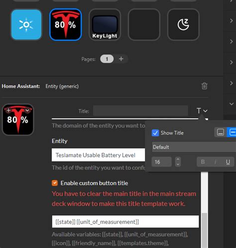 Custom Icon No Text · Issue 135 · Cgieschestreamdeck Homeassistant