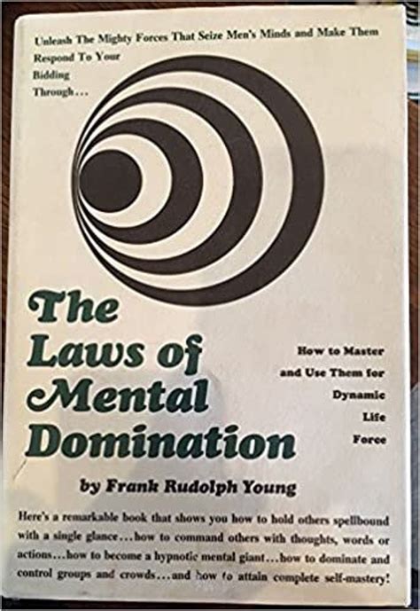The Laws Of Mental Domination By Frank Rudolph Young Pdf Etsy