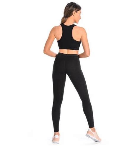Classico Legginsy Damskie Bawełniane Teyli Czarne Rafjolka pl