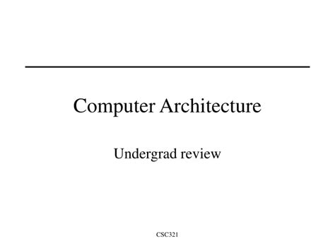 PPT Computer Architecture PowerPoint Presentation Free Download ID 9157950