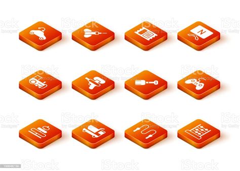 피라미드 장난감 장난감 트럭 기차 물 총 점프 로프 삽 아바쿠스와 게임 패드 아이콘을 설정합니다 벡터 3차원 형태에 대한 스톡 벡터 아트 및 기타 이미지 Istock