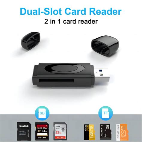 Rocketek Usb30 Card Reader 2 In 1 Rocketeck