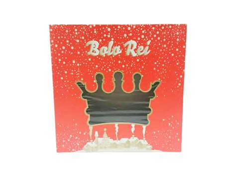 Caixa P Bolo Rei 27x27x7 Confeitaria Casa Januário