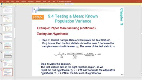 Hypothesis Testing Youtube