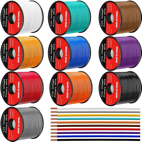 Auto Wire Gxl Hook Up Wire 14 Awg 10 Colors And 7 Sizes Remington 5