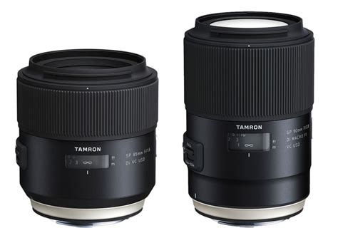 New Tamron SP 85mm f/1.8 Di VC USD and 90mm f/2.8 Di VC USD Lenses for ...