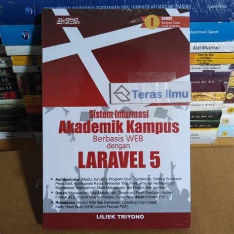Jual Buku Sistem Informasi Akademik Kampus Berbasis Web Dengan LARAVEL 5 Kota Tangerang