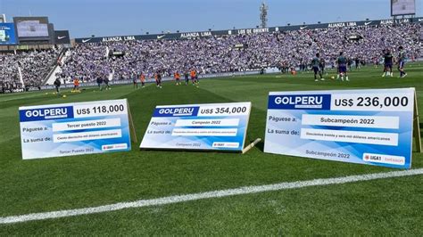 Liga 1 2022 Los Cuantiosos Premios Para El Primer Segundo Y Tercer