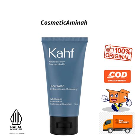 Jual Kahf Skin Energizing And Brightening Face Wash 50 Ml Sabun Wajah