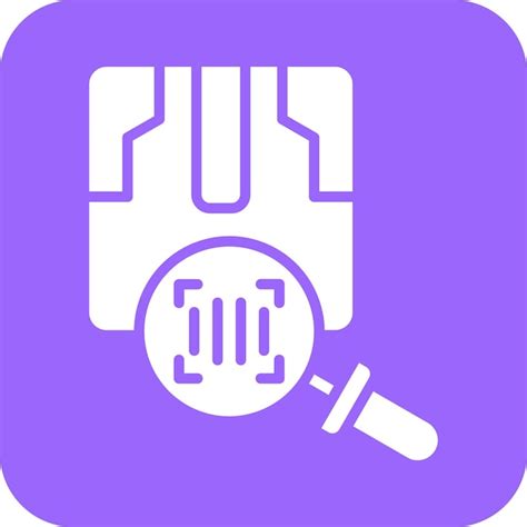 Premium Vector Package Scanning Icon Style