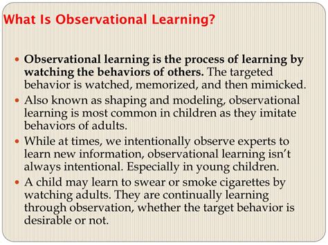 Ppt Observation Learning Copy Powerpoint Presentation Free