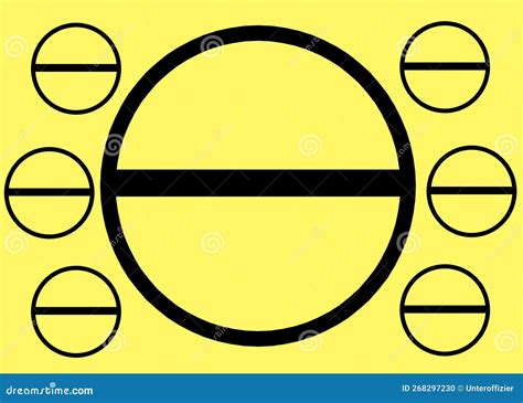 Several Agender Sexual Orientation Signs Symbols Light Yellow Backdrop