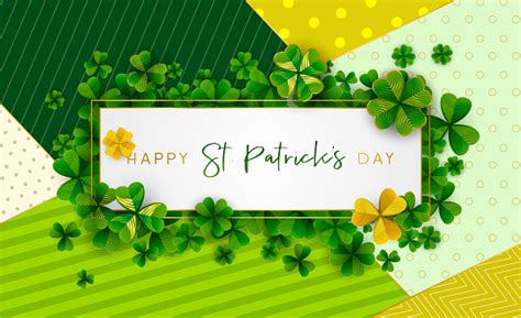 행복 한 성 패 트 릭의 날 배경입니다 벡터 일러스트입니다 St Patricks Day에 대한 스톡 벡터 아트 및 기타