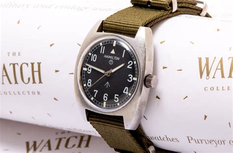 Hamilton W10 British Mod Issued 1976 The Watch Collector
