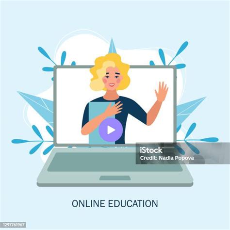 Léducation En Ligne Ou Le Concept Dexamen À Distance Écran Avec