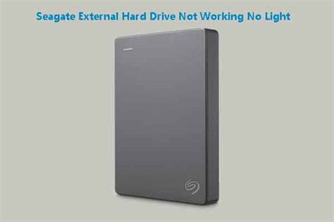 Seagate External Hard Disk Light Not Blinking Not Detected Fixed