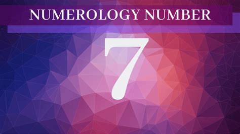 Numerology 7 The Meaning Of Number 7 In Numerology