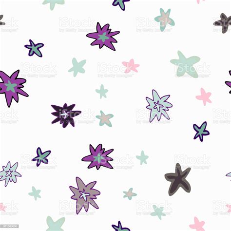 환상적인 꽃 벡터 일러스트 레이 션의 추상 화려한 완벽 한 패턴입니다 밝은 다채로운 원활한 배경 컬렉션입니다 0명에 대한 스톡 벡터 아트 및 기타 이미지 Istock