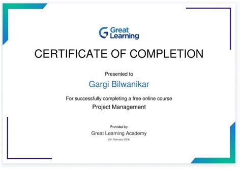 gargi bilwanikar on linkedin projectmanagement continuouslearning