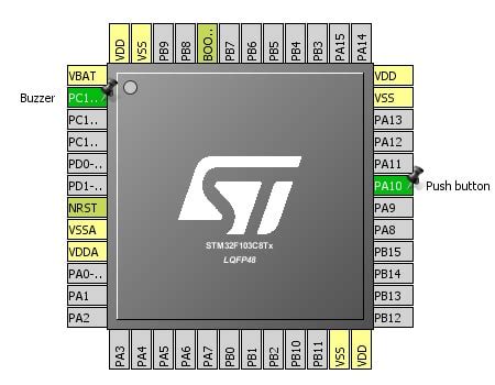 Interfacing A Piezo Buzzer With Stm Microcontroller
