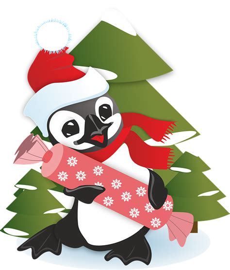Download Penguin Christmas Winter Royalty Free Stock Illustration Image