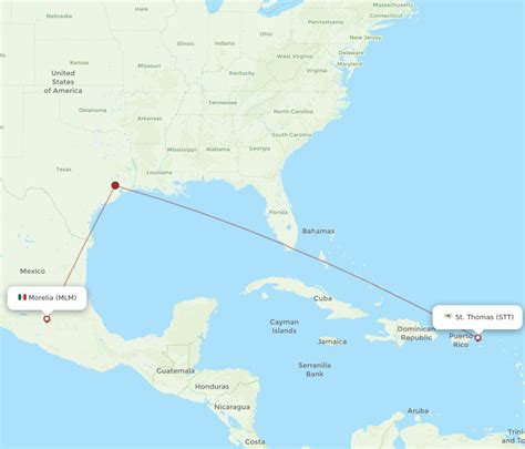 Flights From Saint Thomas To Morelia Stt To Mlm Airlines And Best