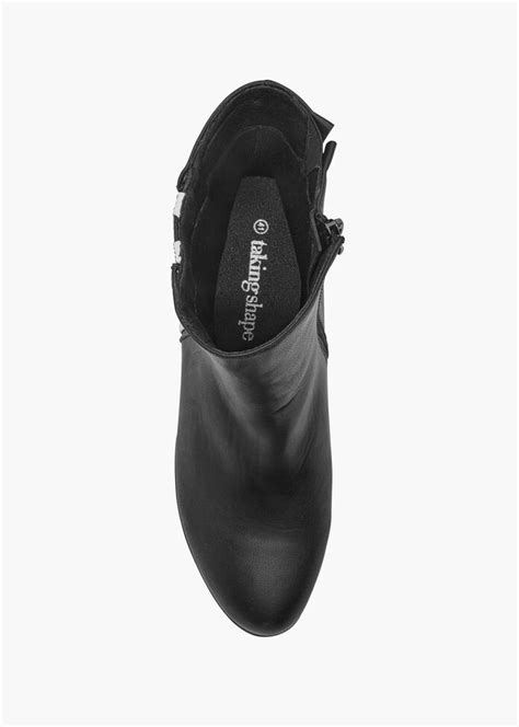 Shop Black Stripe Wedge Zip Boot Comfortable Shoes Taking Shape Au