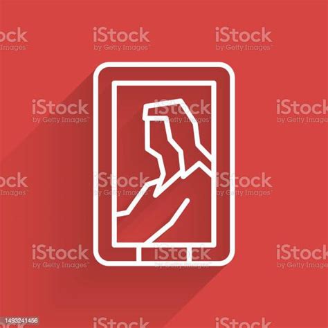 흰색 선 긴 그림자로 분리된 박물관 아이콘의 초상화 사진 벡터 0명에 대한 스톡 벡터 아트 및 기타 이미지 0명 고대의