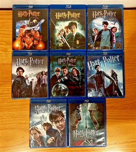 HARRY POTTER COMPLETE 8 Film Collection Blu Ray Individual Discs