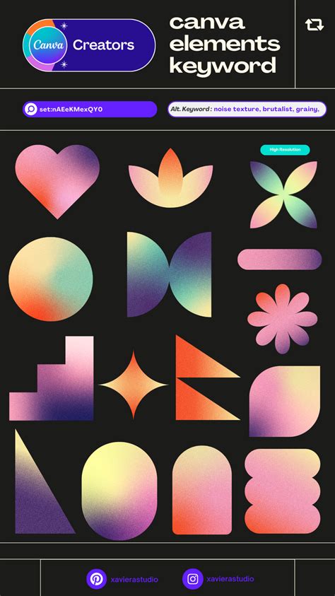 Canva Element Keyword For 90s Shape Artofit