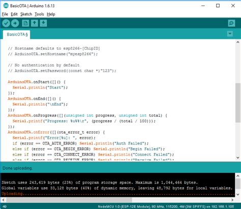 Esp8266 Обновление по воздуху Ota Over The Air блог