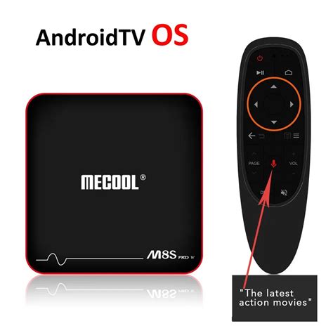 Android AndroidTV OS Smart TV Box Amlogic S W Quad Core G DDR GB EMMC G Google