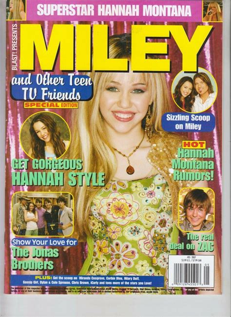 Miley Cyrus Blast Magazine 2007 Hannah Montana 3788164265