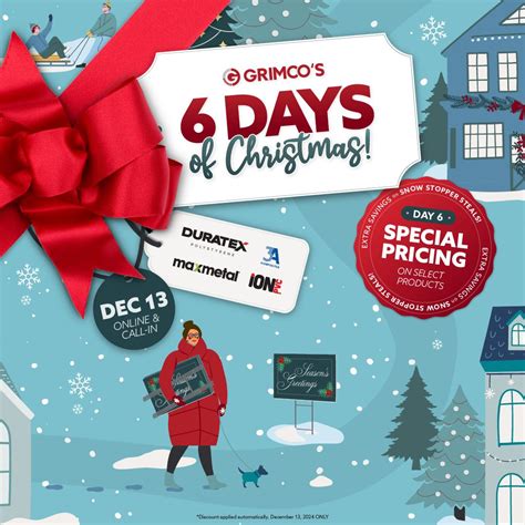 Grimco Inc On Linkedin Holidaysavings 6daysofchristmas Grimco 3a