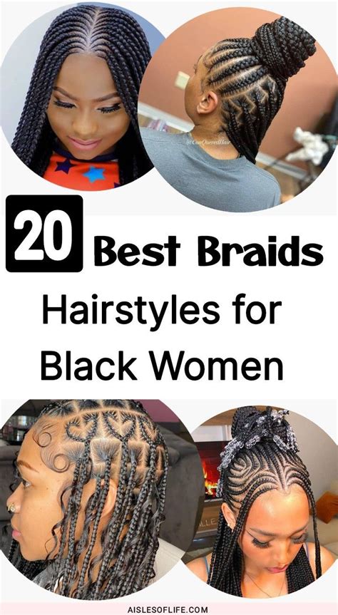 20 Best Braids Hairstyles For Black Women Hair Latest Braided