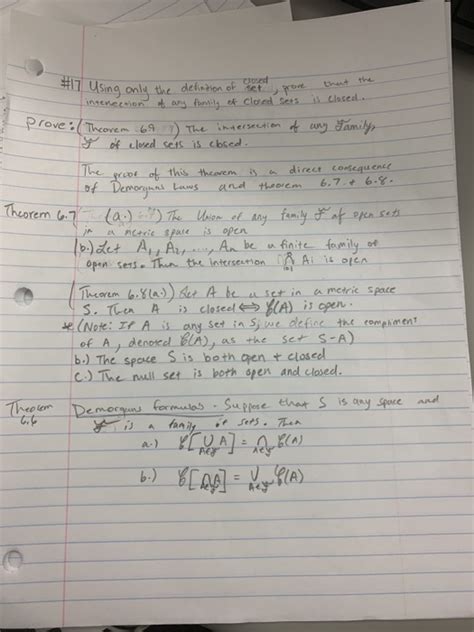 solved using only the definition of a closed set prove