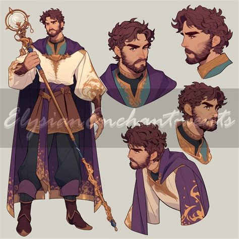 Adoptable Tyr Villain Tyrant Human Male Mage Staff Design Unique