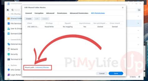 Setting Up Nfs On A Synology Nas Pi My Life Up