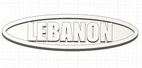 lebanon badge by hassan makerworld