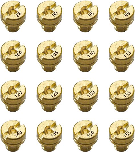 Amazon LoloWheat 16pcs 5mm Carburetor Main Jet Kit Compatible With