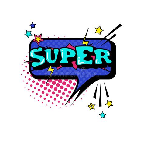 Comic Speech Chat Bubble Pop Art Style Good Expression Text Icon Stock Vector - Illustration of ...