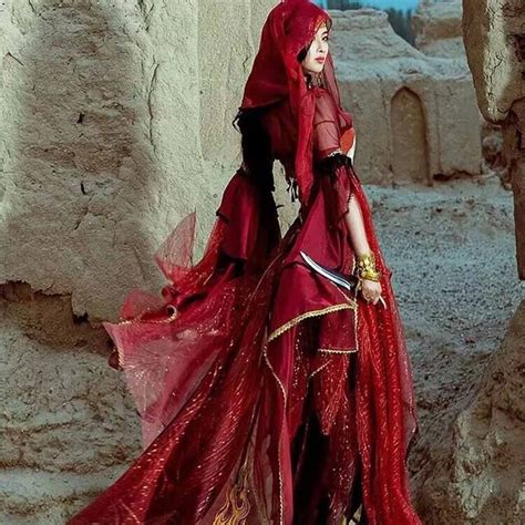 Red Arabian Princess Costume