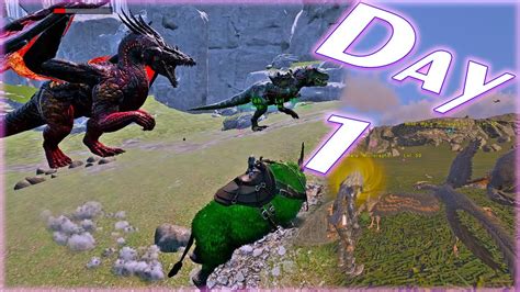 The Fresh Wiped On Day Ark Gameplay Ep Youtube