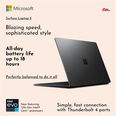 Microsoft Surface Laptop Core I Inch Laptop Black Shopee Malaysia